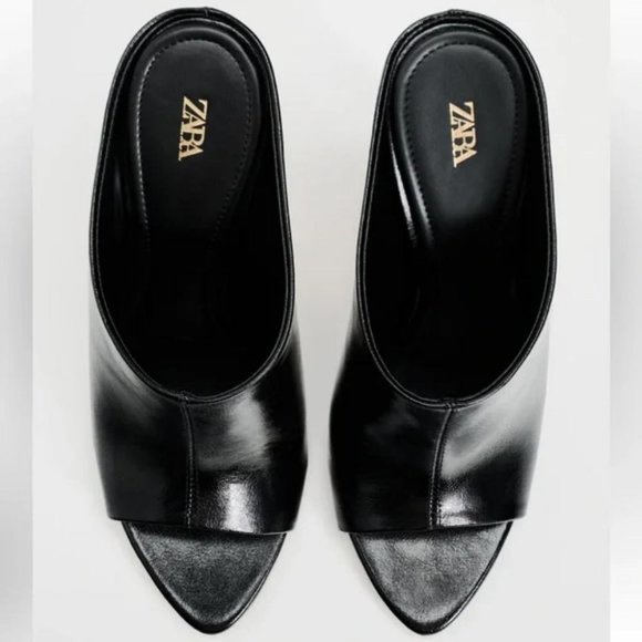 Zara | Shoes | Zara High Heel Mules | Poshmark